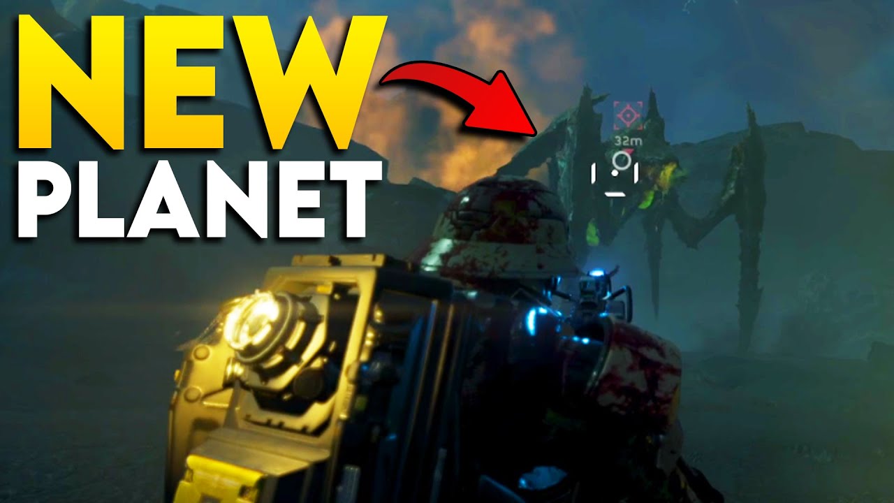Helldivers 2 NEW Bug Planet is Terrifying - YouTube