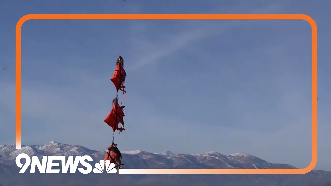 Flying deer spotted through skies in Utah - YouTube
