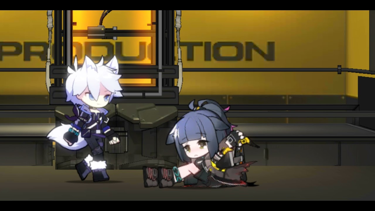 [Arknights] Jessica's skin 'Ash' Base Animation - YouTube