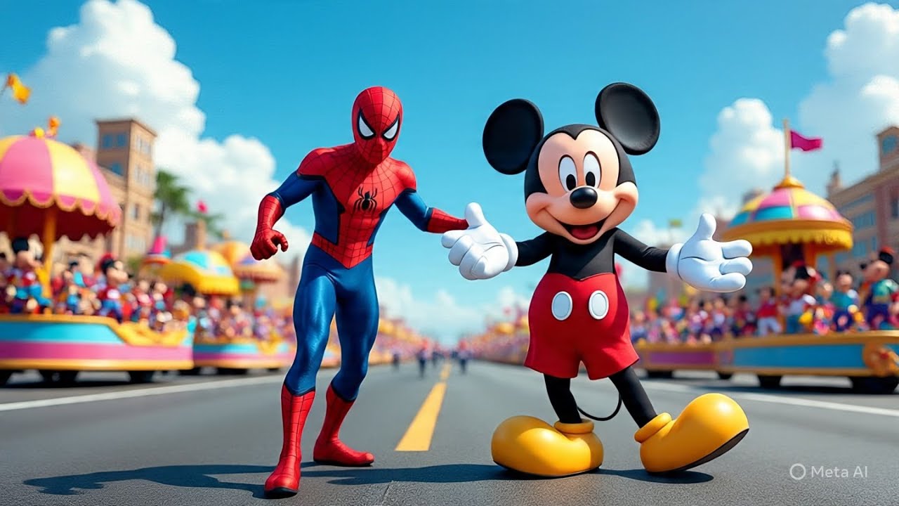 Did Spiderman Really Team Up With Mickey Mouse? - YouTube