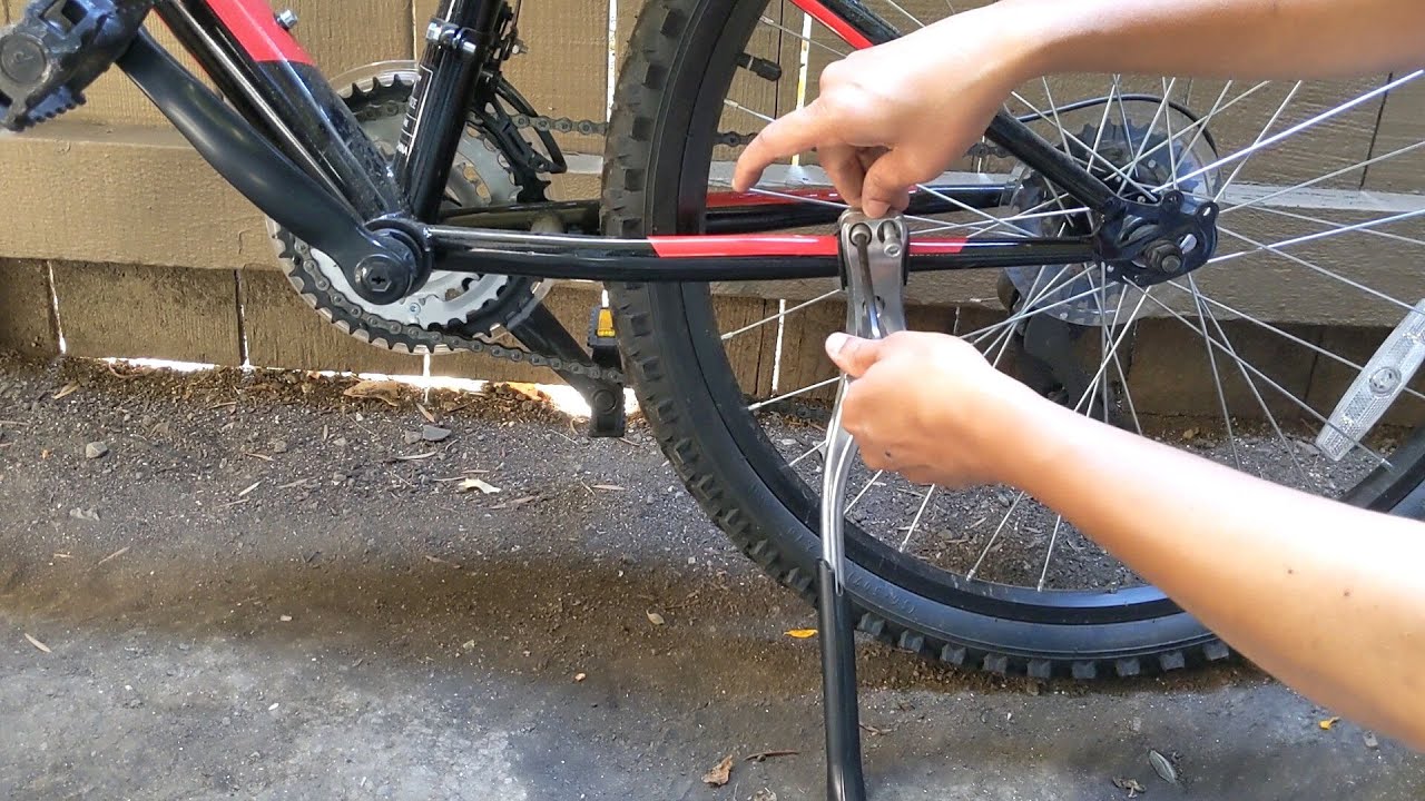 How To Install Bike Kickstand - YouTube