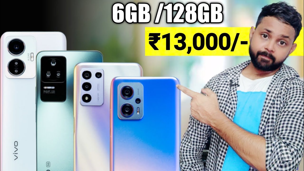 6GB + 128GB Phones Under ₹13,000 in 2022 | Best Phone Under 12000 ...