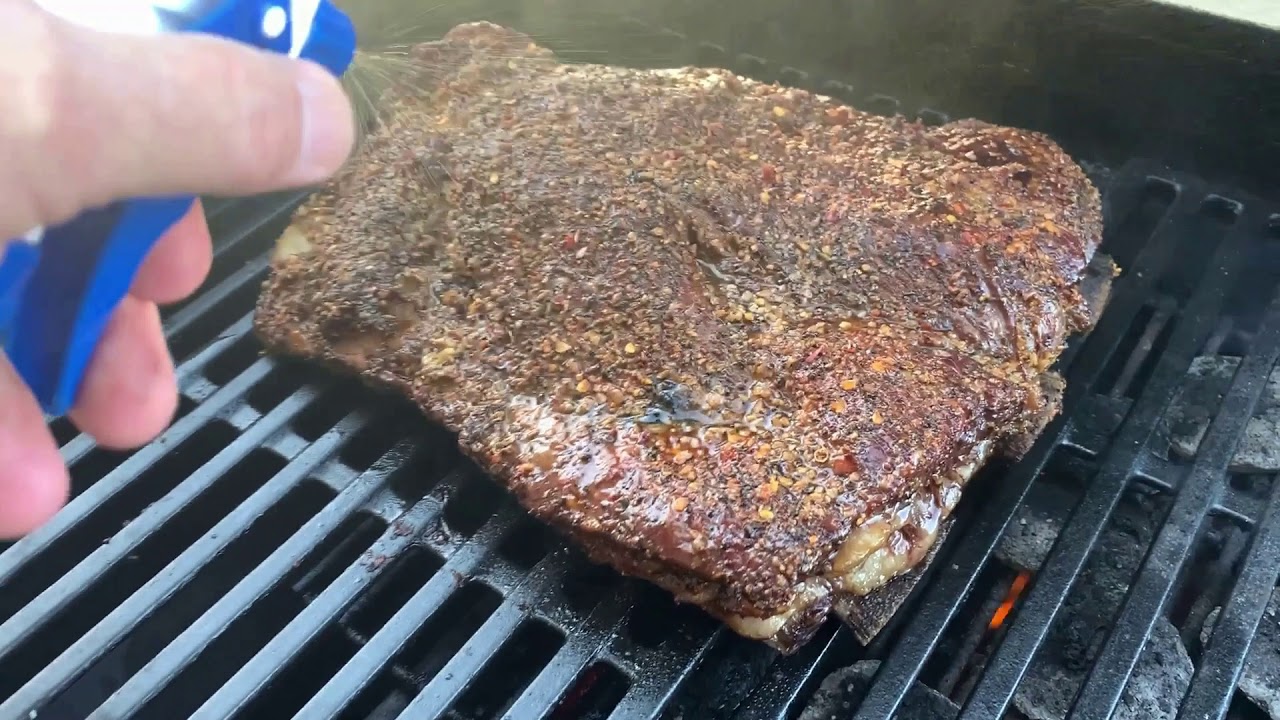 Beef Short Ribs (Dino Bones)! smoked and BBQ'd from, where else, my ...