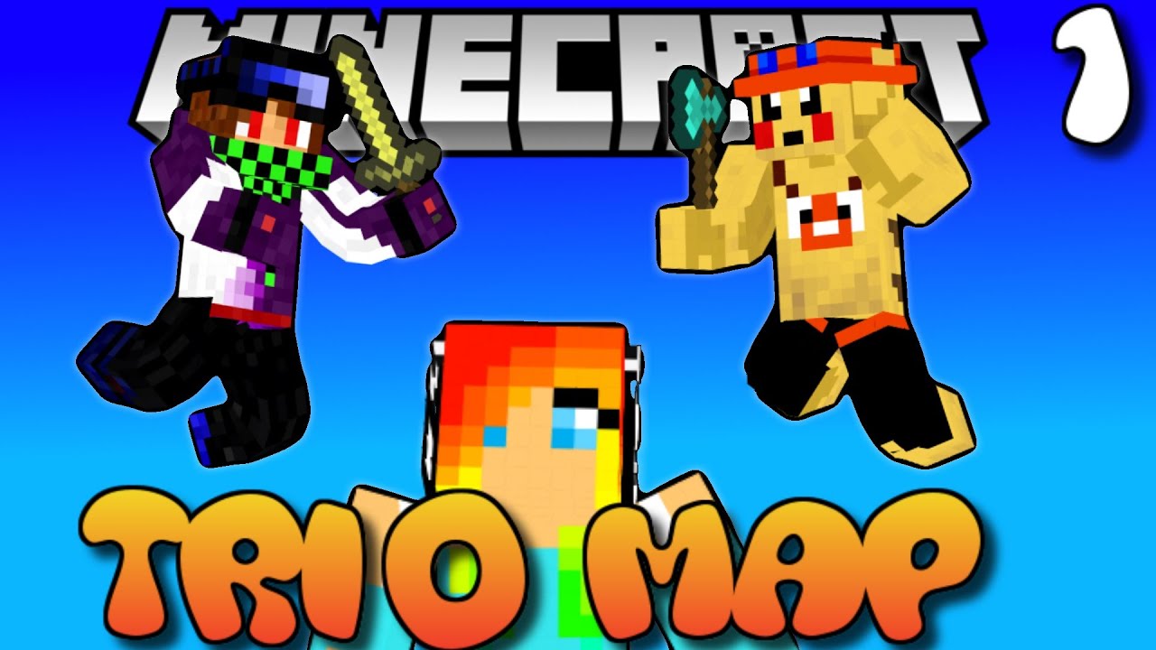 Still Can't Play This Game - Minecraft Trio Map #1 - YouTube
