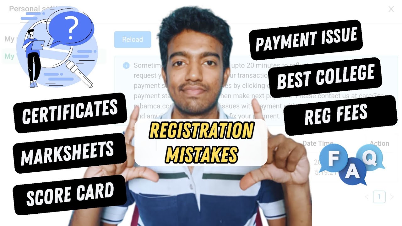TANCET Counselling 2024 - Online Registration Mistakes | Payment ...