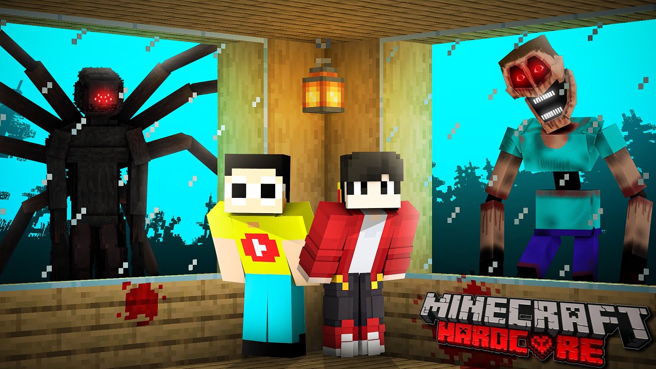 We Found a HORRIFYING CREATURE in Minecraft (HINDI) Ft. @Melo_Bhai ...