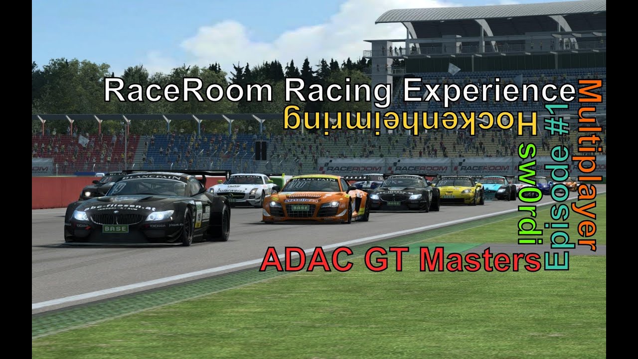 R3E Multiplayer (Alpha) #01 - ADAC GT Masters in Hockenheim - YouTube