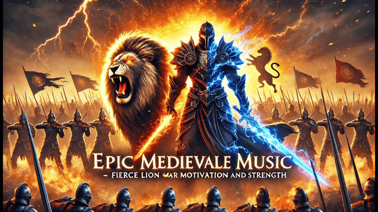 Epic Medieval Battle Music | Fierce Lion Warrior Mix for Motivation and ...