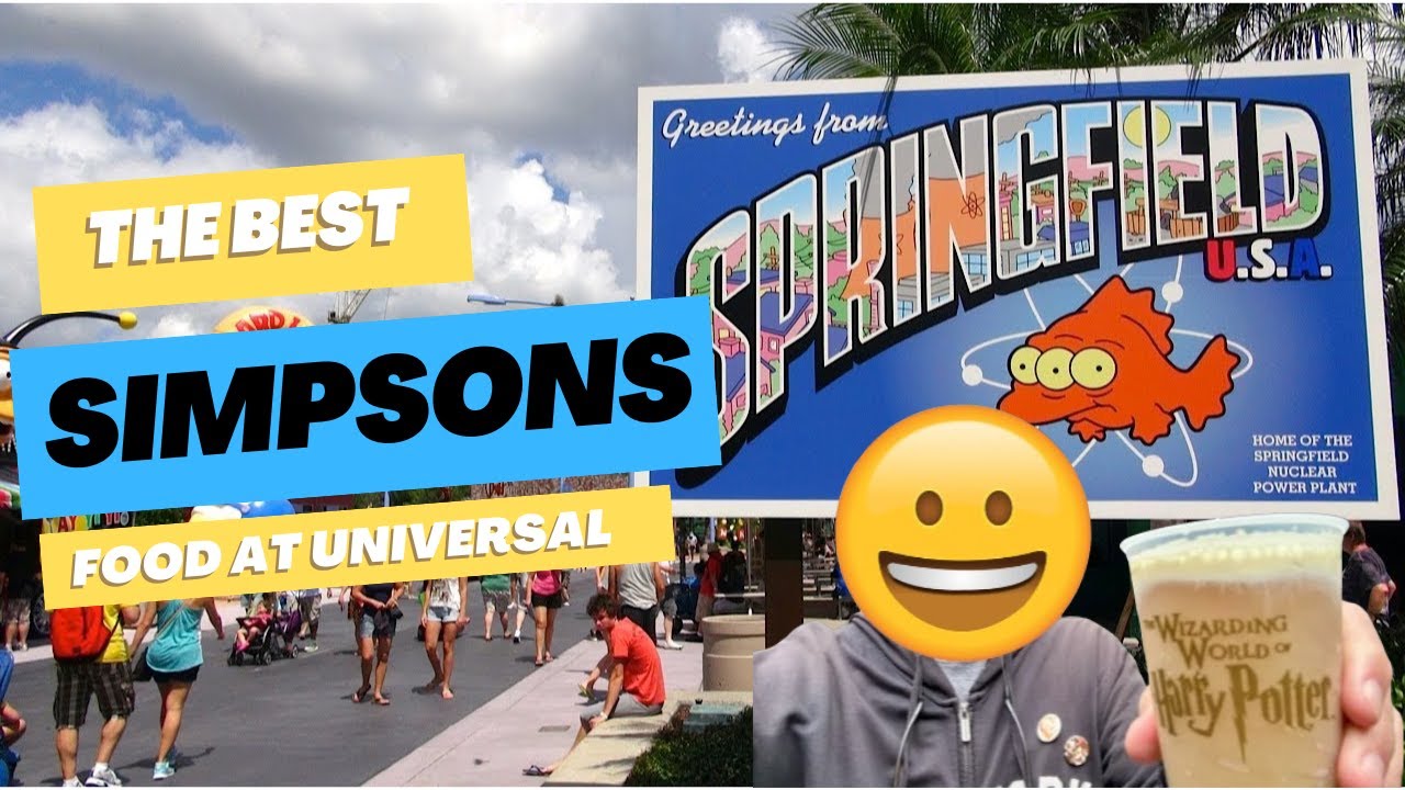 All the Simpsons-Themed Food at Universal Studios | Giant Donuts ...