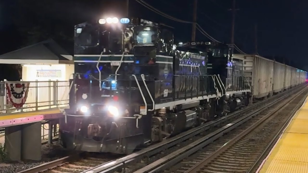 NYAR RS51 and RS80 at the decorated Farmingdale train station for the ...