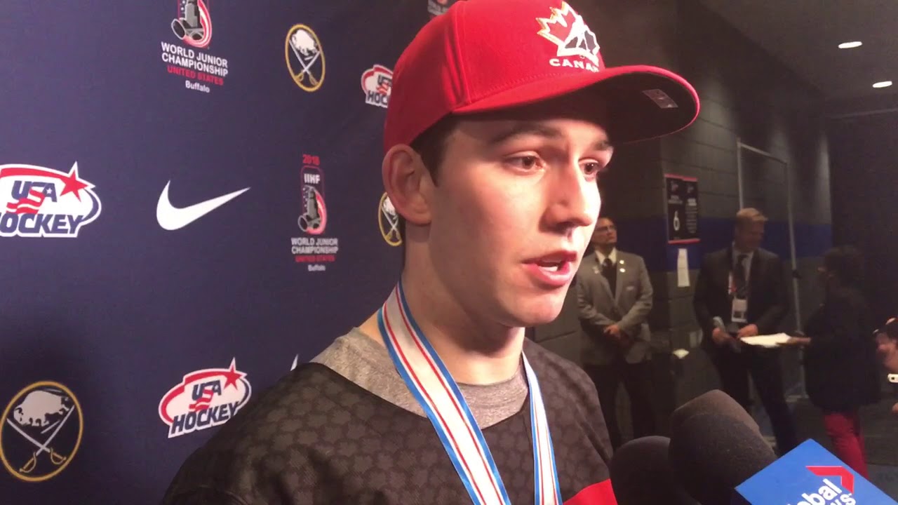 1/5/2018: Tyler Steenbergen post-game interview (2018 WJC gold medal ...