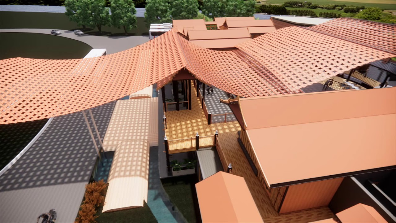 SIMPLE DRAFT WALKTHROUGH OF CULTURAL CENTER - YouTube