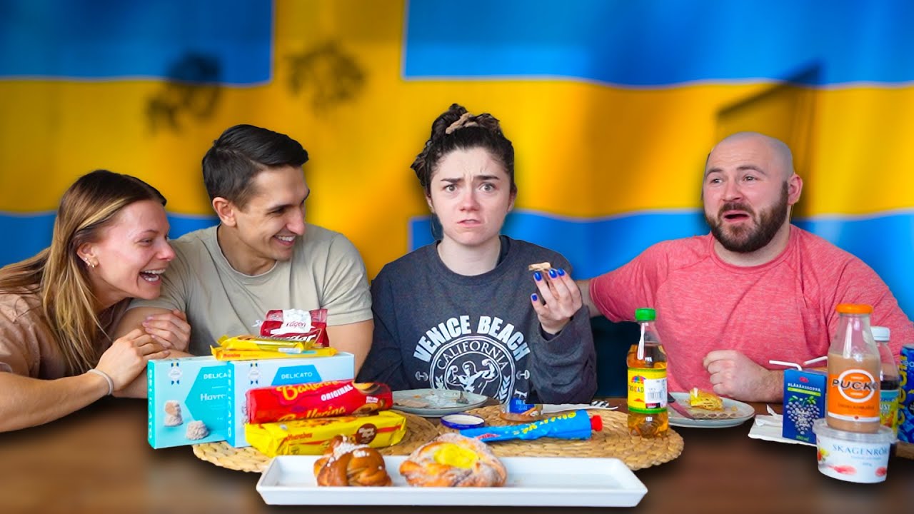 TRYING SWEDISH FOOD {disgusting} - YouTube