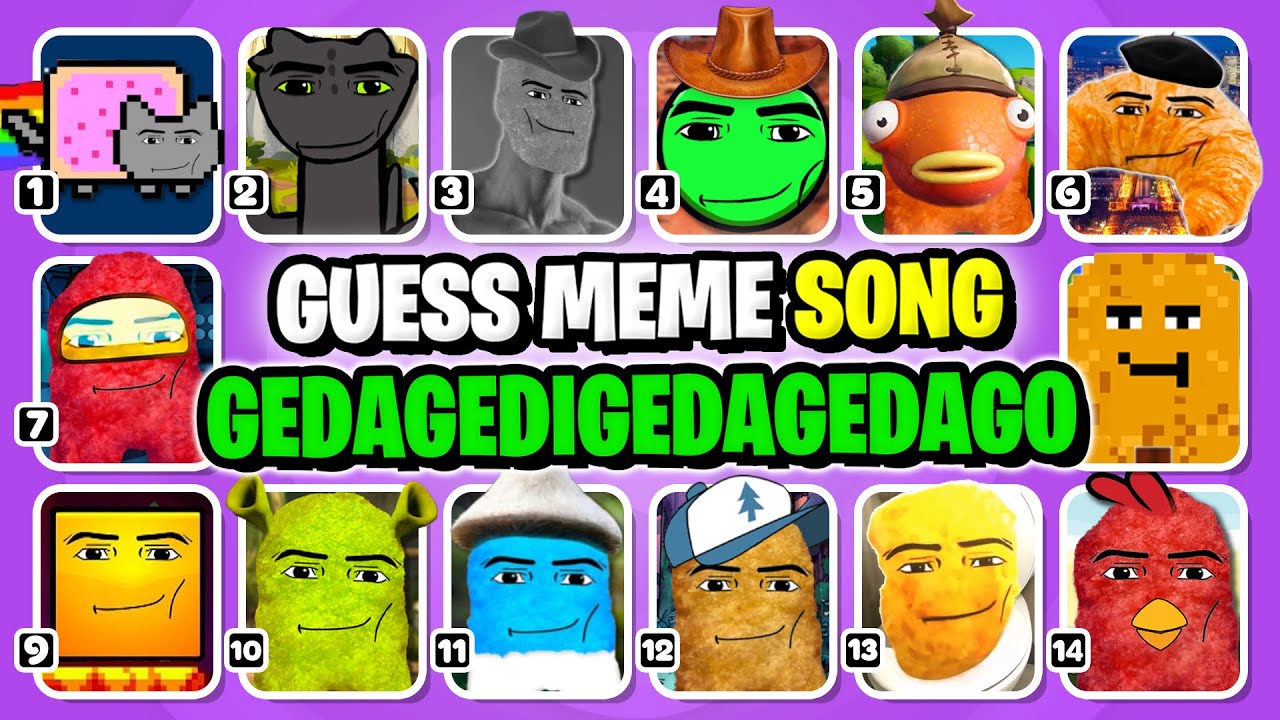Guess The Meme | Gedagedigedagedago ( Cotton Eye Joe ) Meme in ...