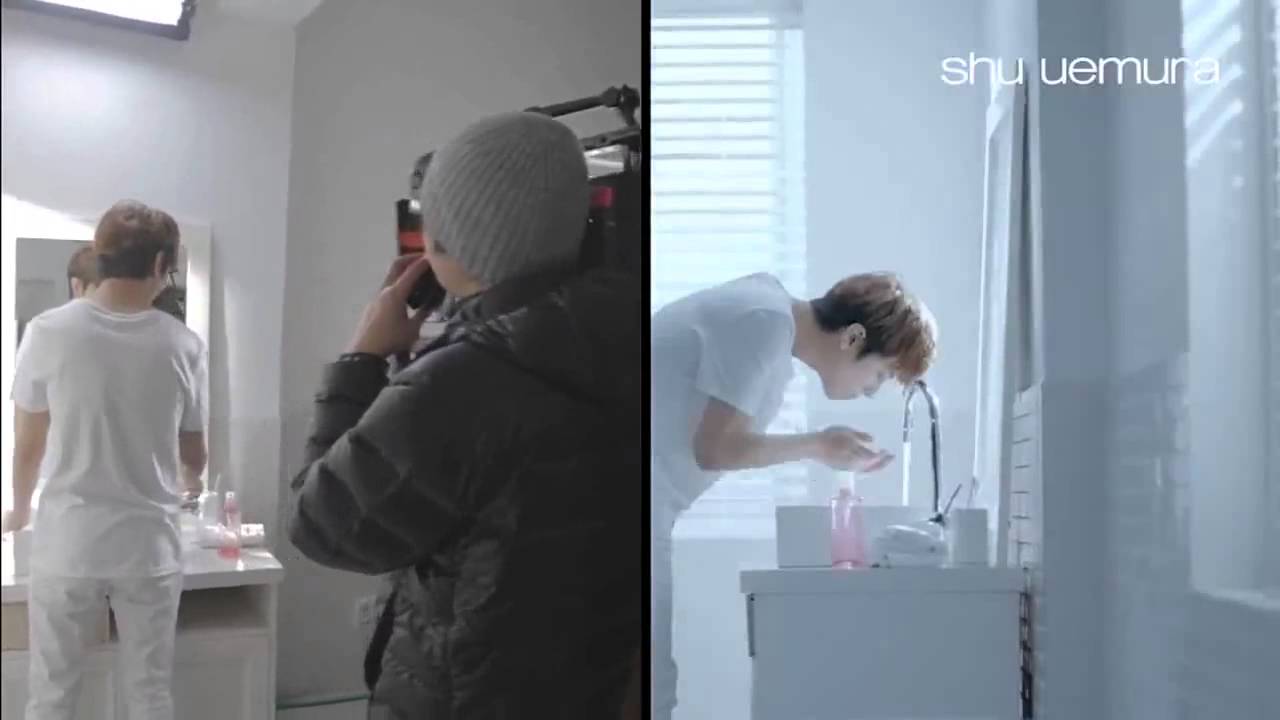 Jung Yong Hwa for Shu Uemura [making video] - YouTube