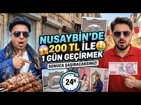 NUSAYBİN'DE 200 TL İLE 1 GÜN GEÇİRMEK / VLOG