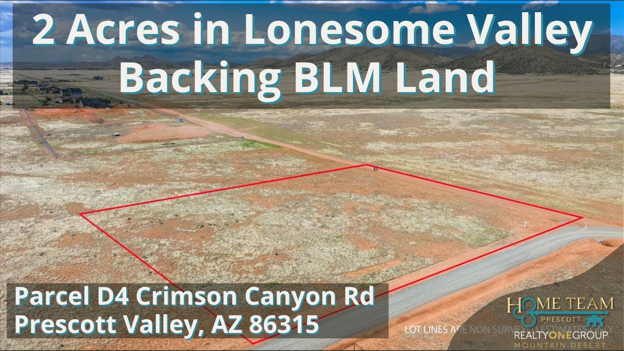 Parcel D4 Crimson Canyon Rd, Prescott Valley AZ 86315 - YouTube