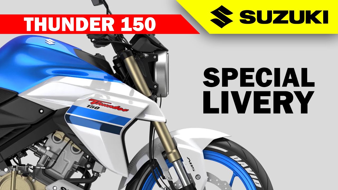 2025 SUZUKI THUNDER 150 SPECIAL LIVERY 3D RENDER - YouTube