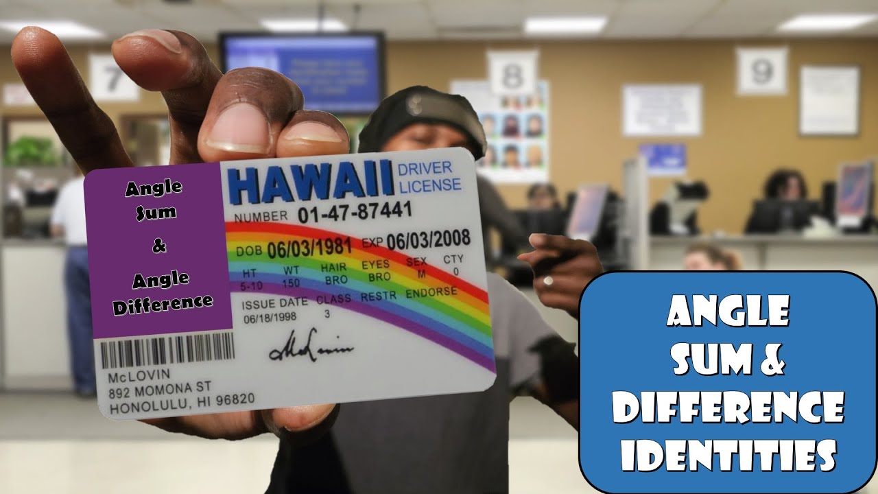 Introducing Angle Sum Identities ~ 11th Grade Tutor Me Sempai - YouTube