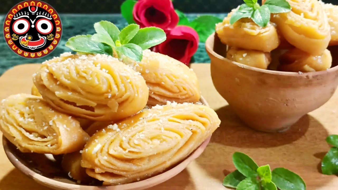 Khaja Recipe | Jagannath Rathyatra Special Khaja Iskcon 56 Bhoga Recipe ...