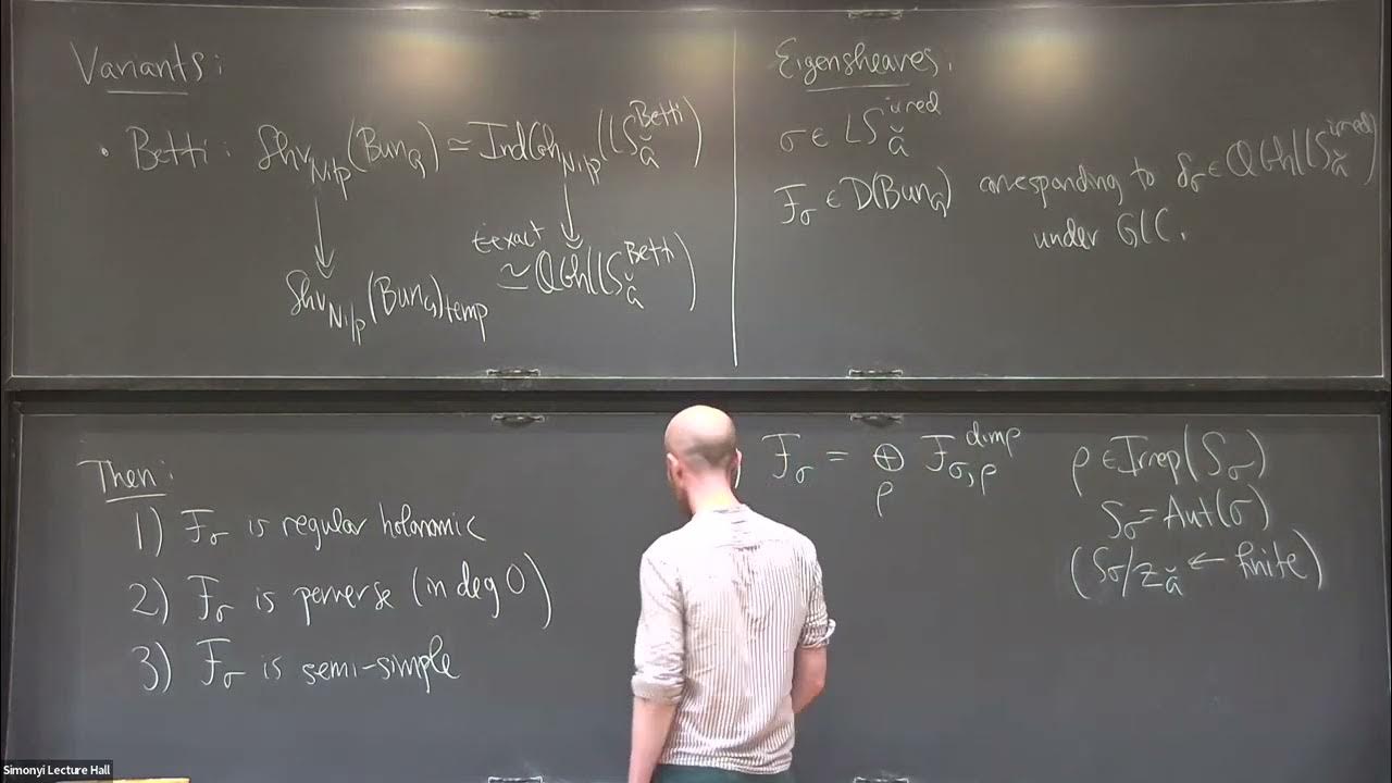 The Geometric Langlands Conjecture - Sam Raskin - YouTube