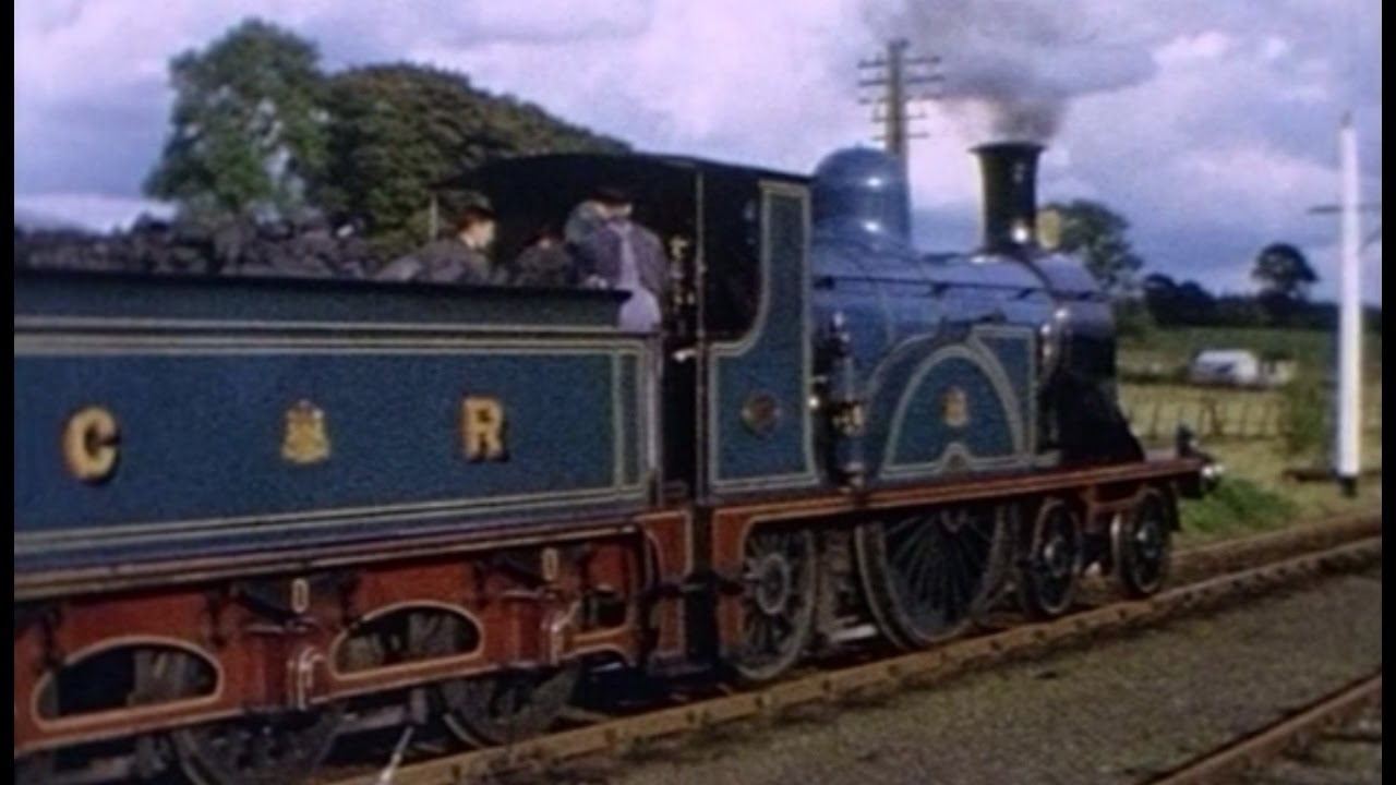RARE FOOTAGE - Caledonian Railway No. 123 - YouTube