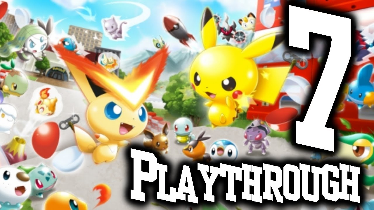 Pokemon Rumble U Live Walkthrough Playthrough Part 7 - Flower Garden ...