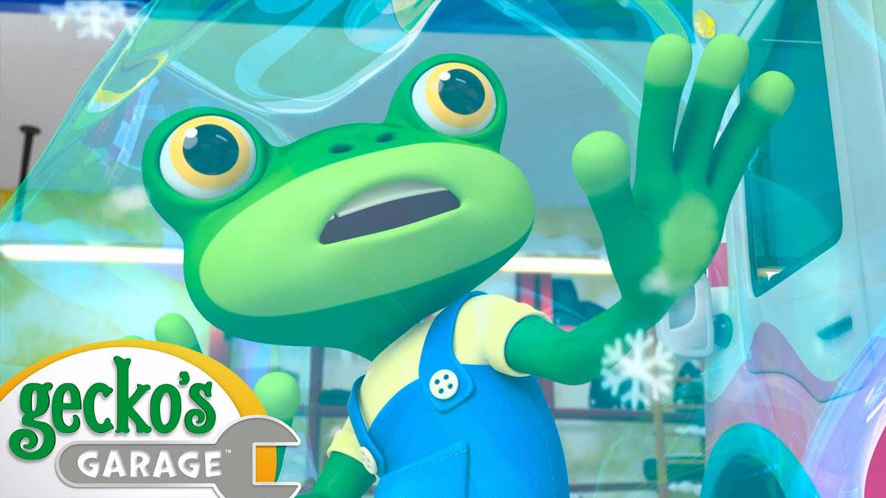 Gecko is Frozen | Gecko's Garage | Fun Cartoons for Children - YouTube