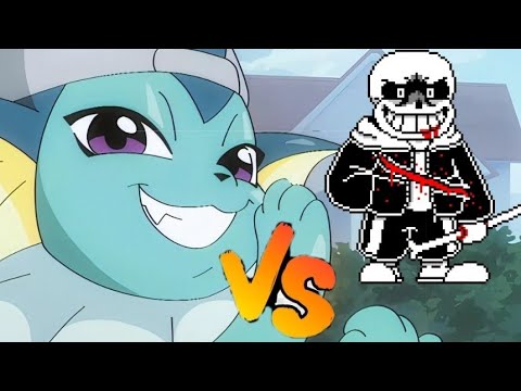 Vaporeon VS sans (EPIC RAP BATTLE!!1!) - YouTube