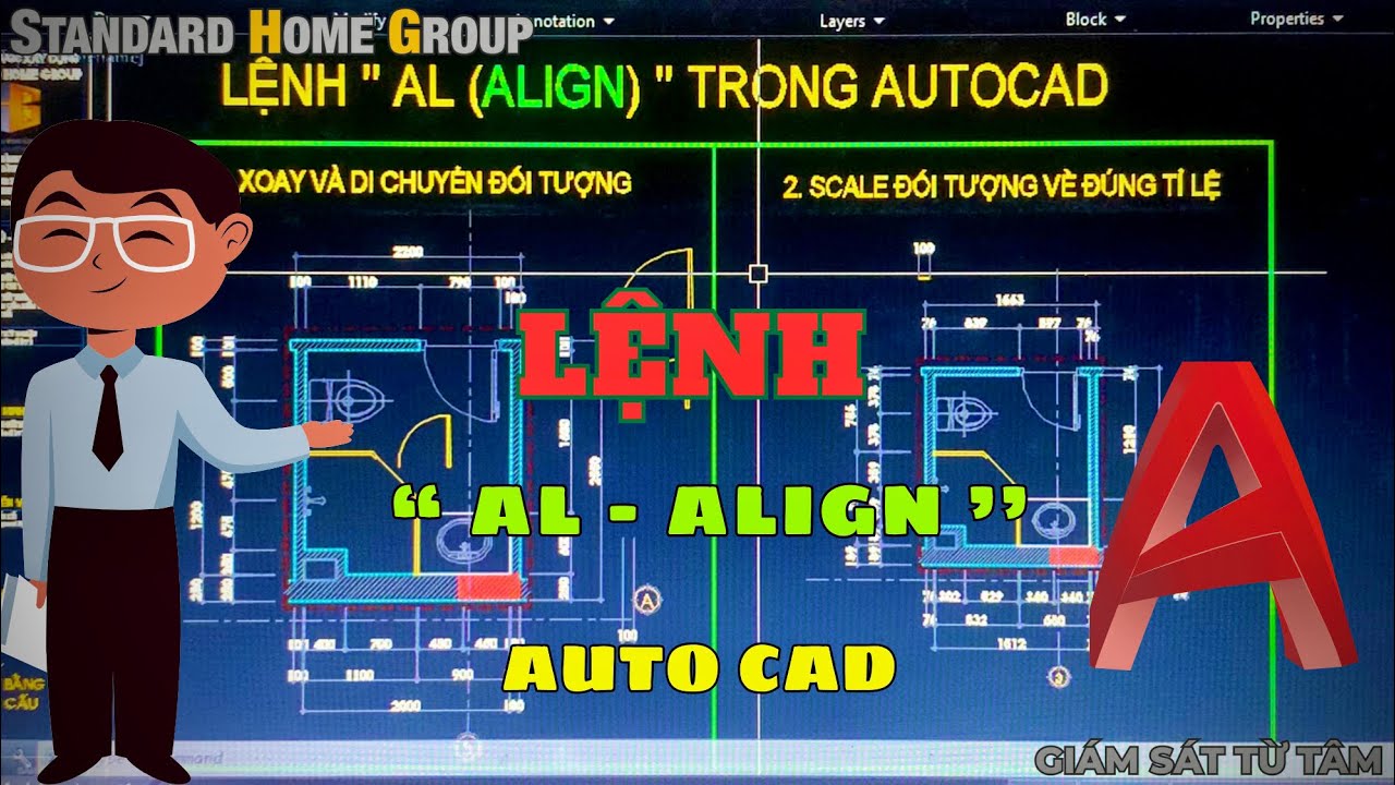 💁‍♂️ Lệnh "AL - ALIGN" trong AutoCad ứng dụng như thế nào | Công ty ...
