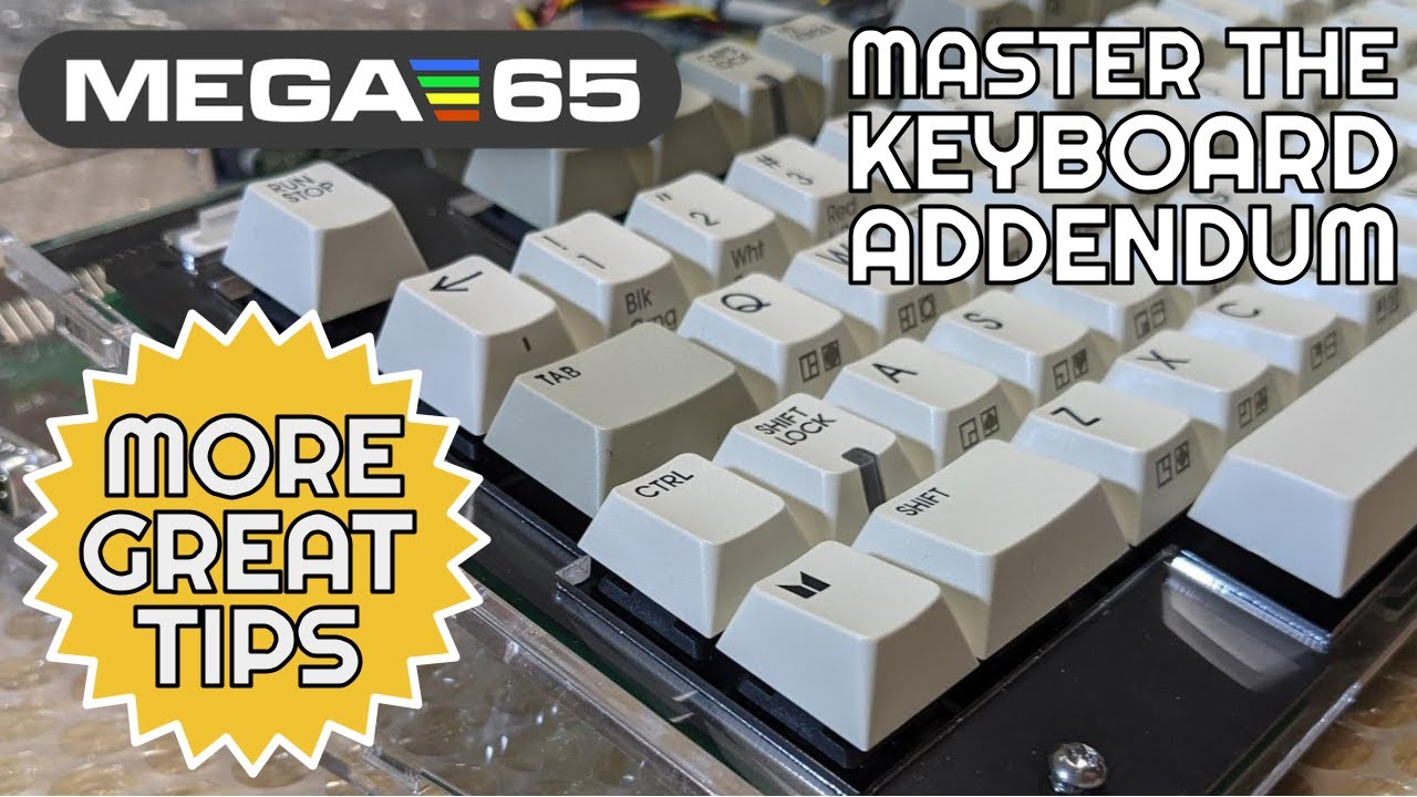 Master the MEGA65 Keyboard Addendum | The Things I Left Out! - YouTube
