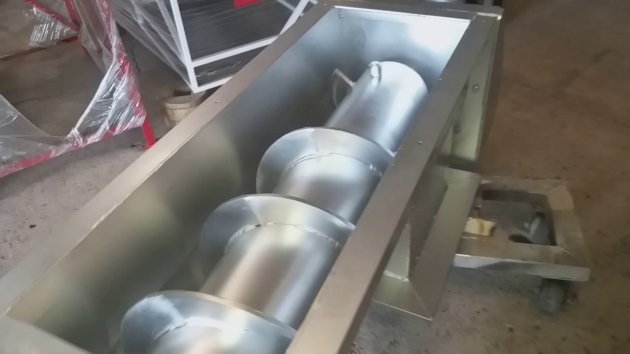 Transportador Helicoidal para manejo de Rebaba de Aluminio - YouTube