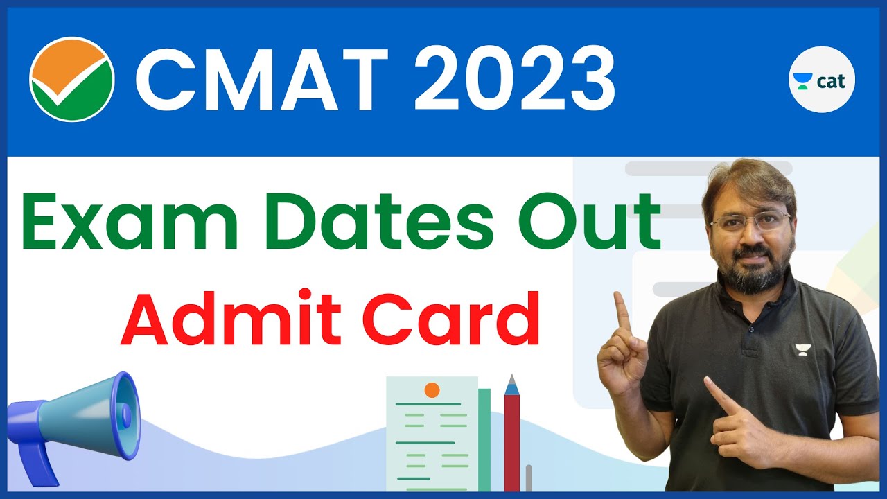 CMAT 2023 | Exam Dates Out | Important Update | Admit Card and More ...