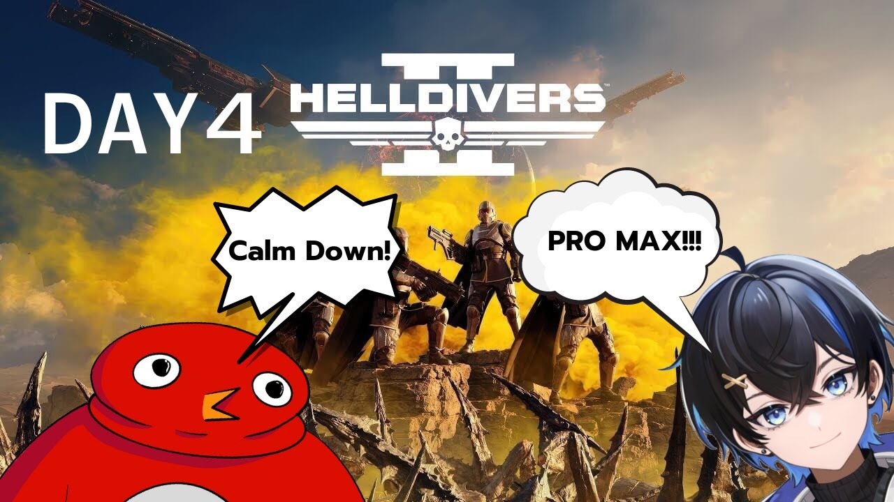 🔴 Hell Diver 2 | Scare in the super earth | Day 4 - YouTube