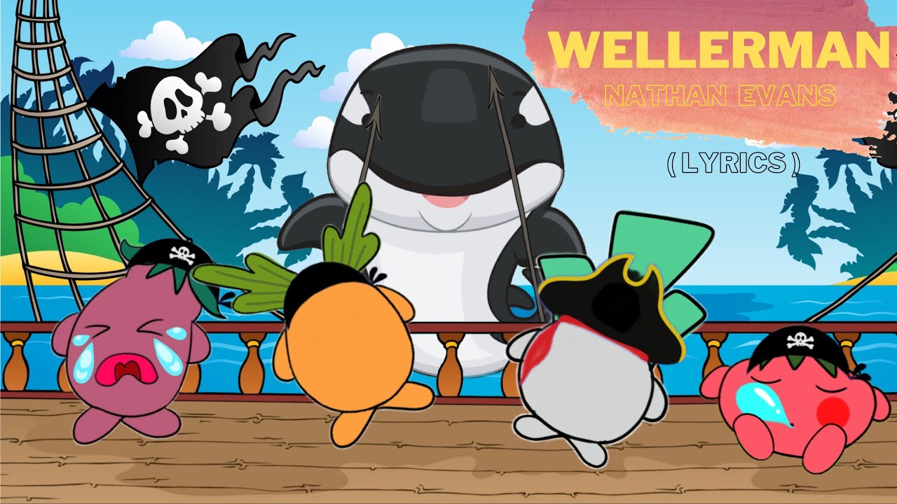 Wellerman cartoon - Nathan Evans (Sea Shanty) (lyrics) - YouTube