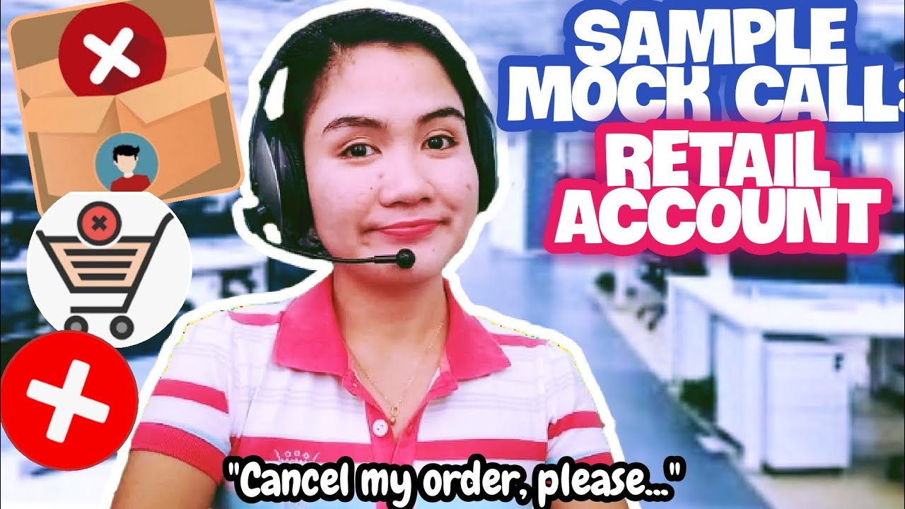 SAMPLE MOCK CALL FOR RETAIL ACCOUNT DEDICATED FOR NEWBIES | ORDER ...