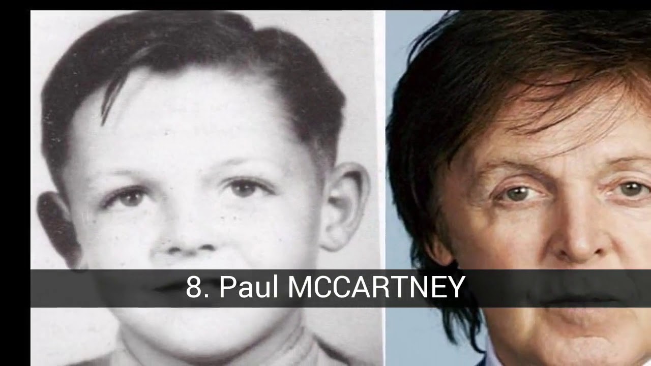 The most innocent photos of 13 stars of music - YouTube