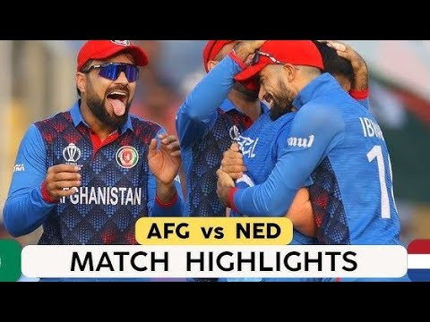 afghanistan vs Netharland match highlight • afgh v ned - icc worldcup ...