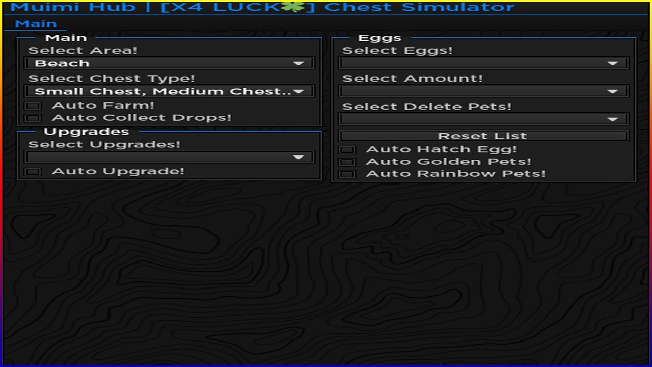 *NEW* Chest Simulator Script (PASTEBIN 2023) (AUTOFAM, HATCH EGG, SPEED, ANTI AFK, UPGRADE ...