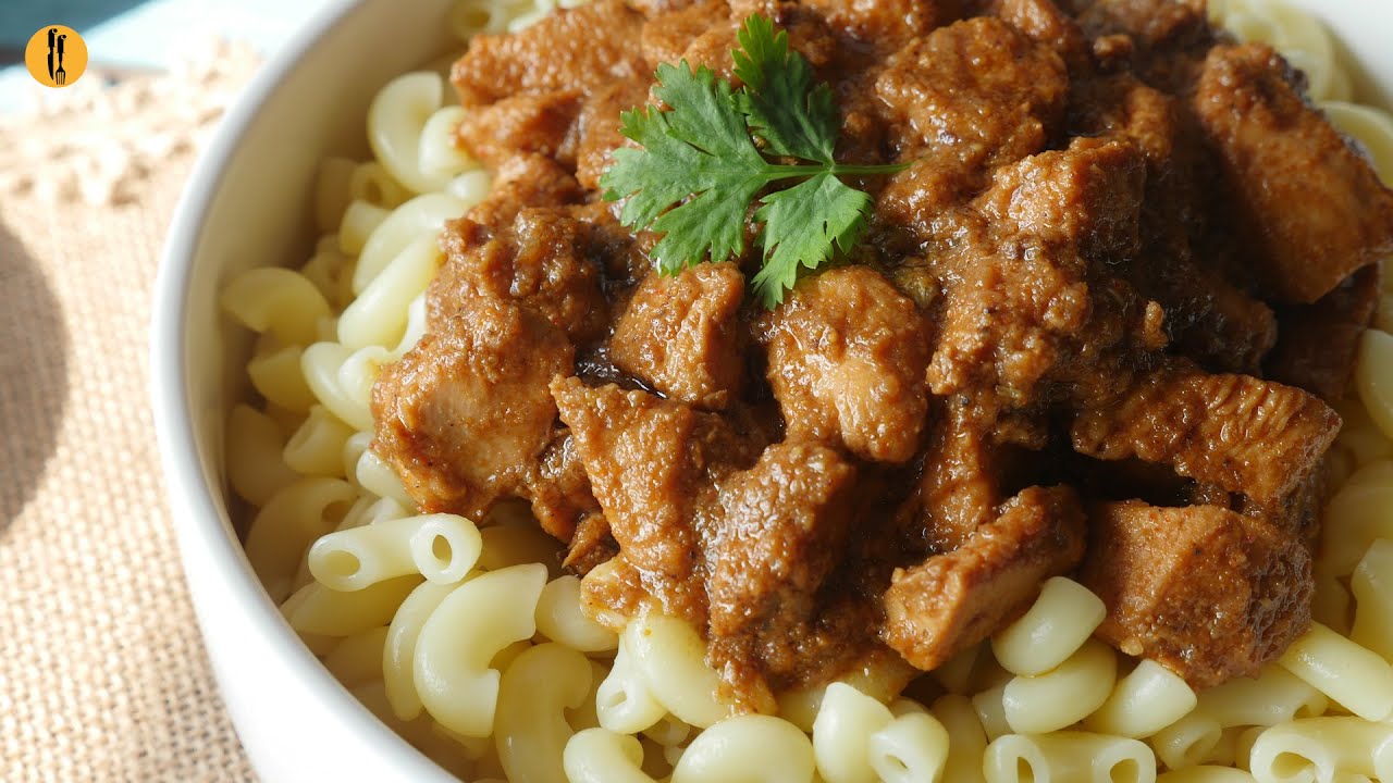Chicken Korma Pasta Recipe By Food Fusion - YouTube