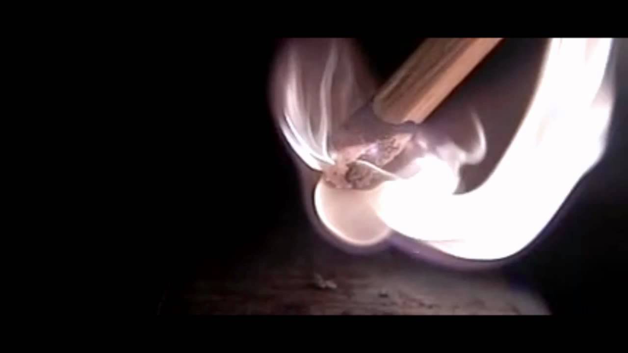 Lighting Matches in the Dark in Slow Motion - YouTube