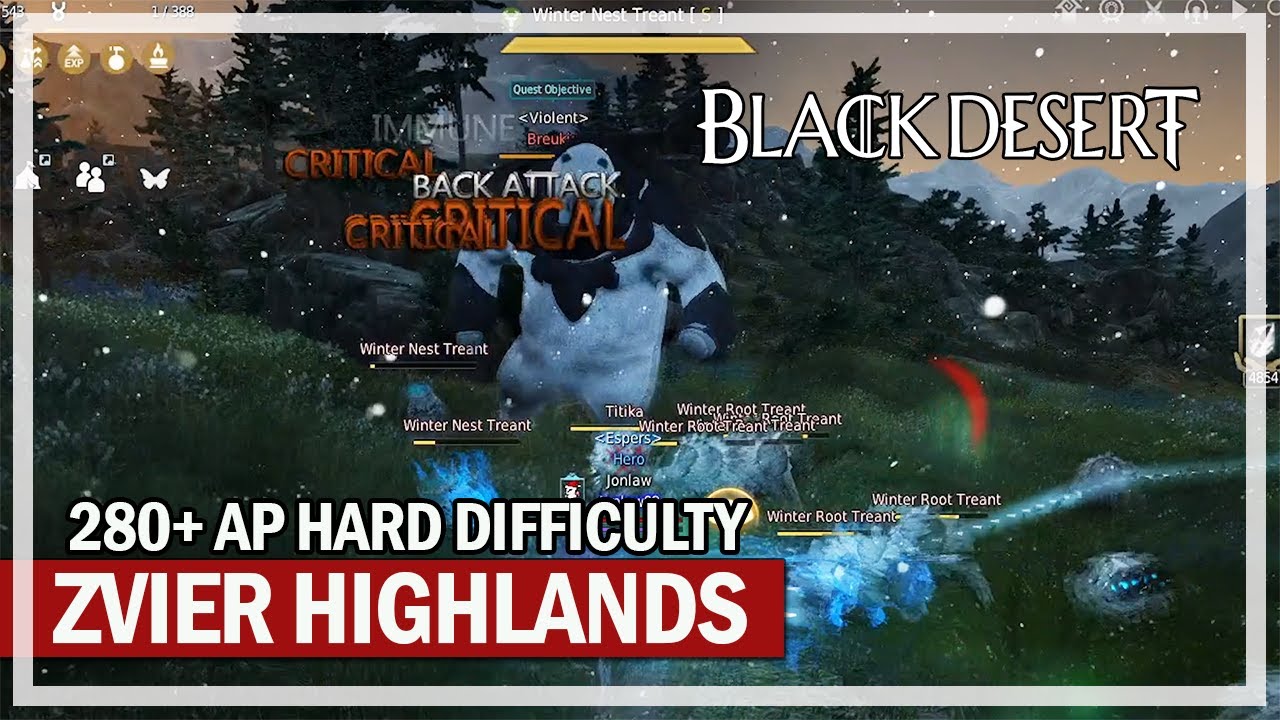 Zvier Highlands Hard Mode 280+ AP Dark Knight | Black Desert - YouTube