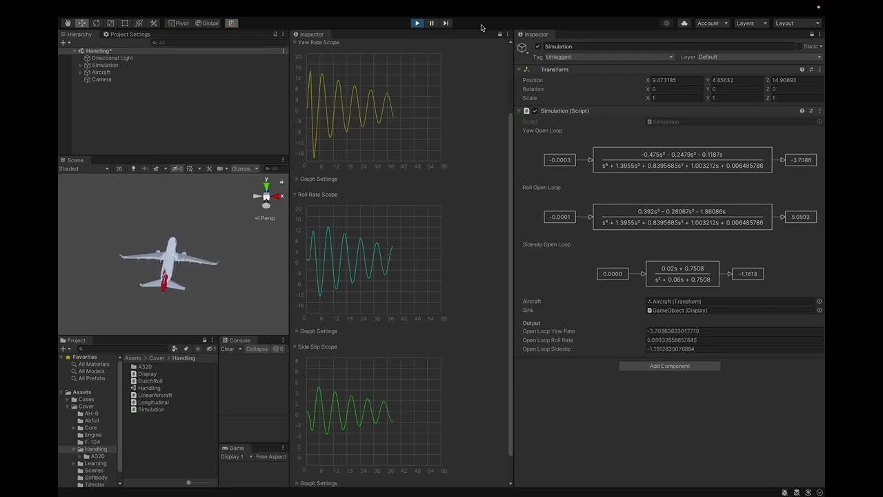 Unity Transfer Function simulation - YouTube