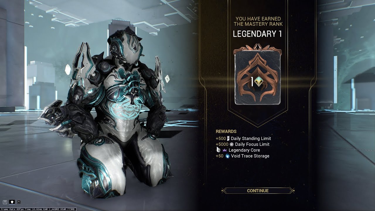 Warframe: Legendary 1 Mastery test (w/ Hildryn) - YouTube