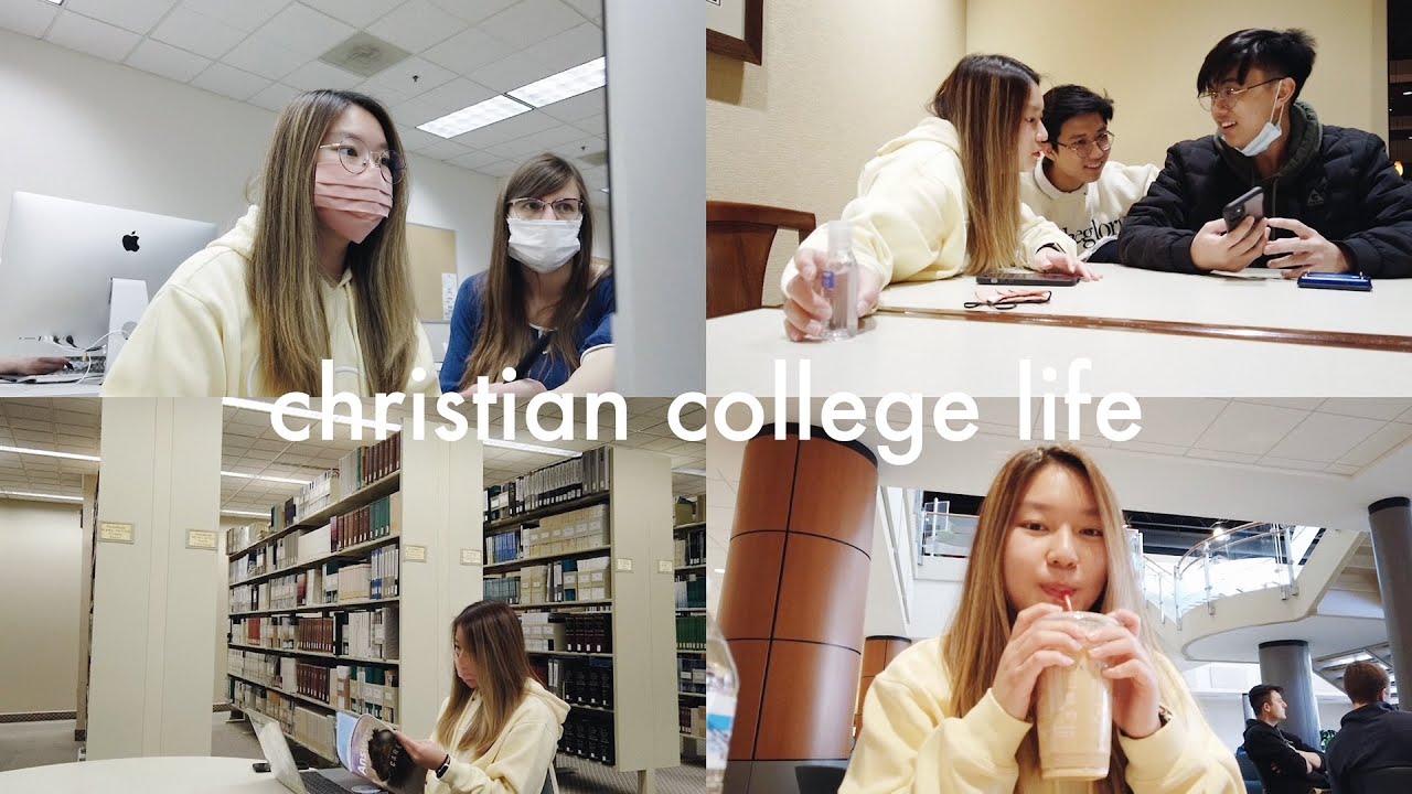 a day as a christian college student (graphic design) | vlog - YouTube