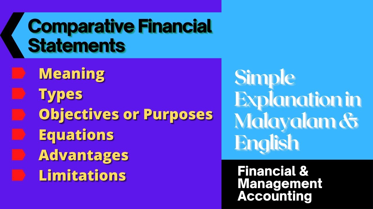 Comparative Financial Statements Meaning Types Objective Purpose Comparative Financial Statements Meaning Types Objective Purpose