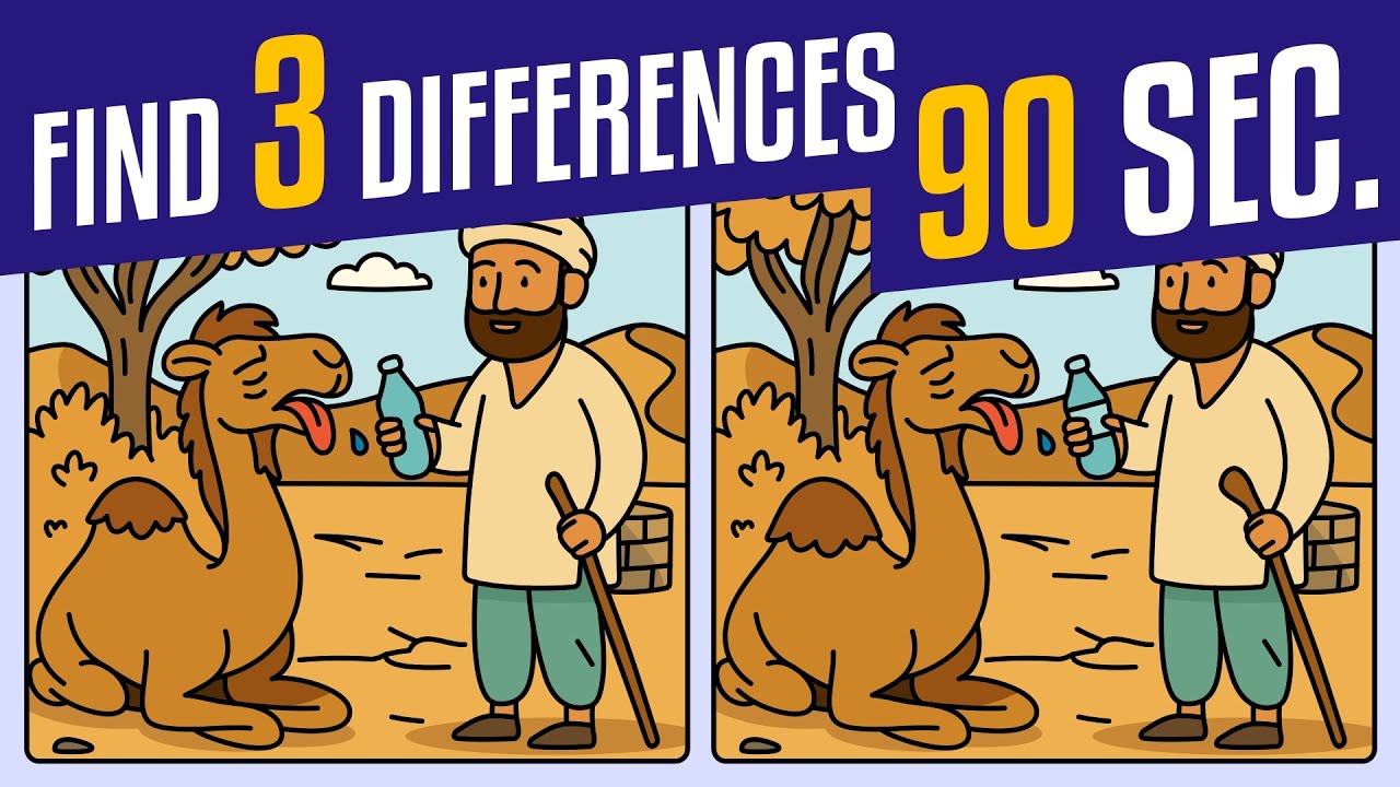 🕵️‍♀️ Find 3 Differences | 🧩 Test Your Observation! ⏰ | Quiz Portal #13 ...