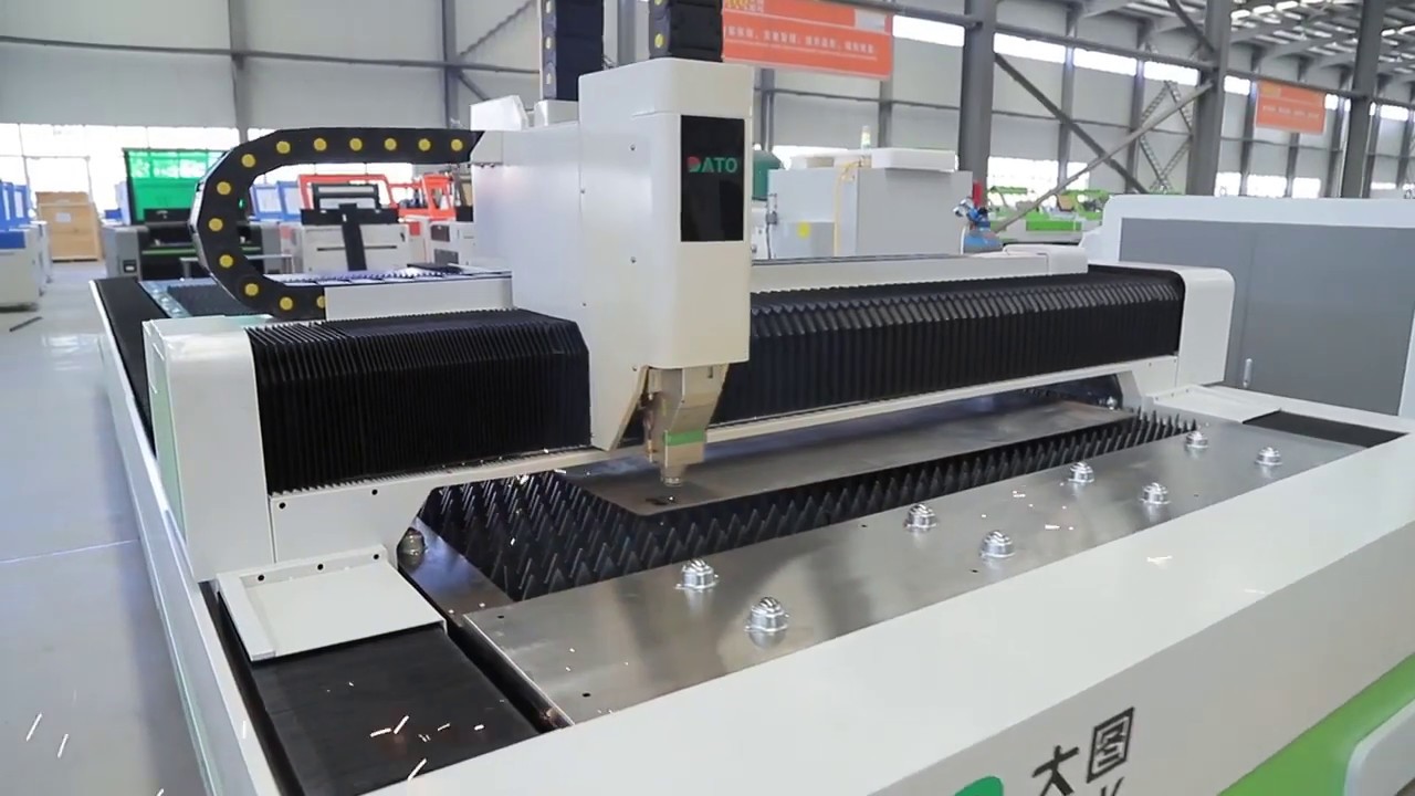 Leapion LF-6020H 6KW MAX fiber laser cutting machine - YouTube