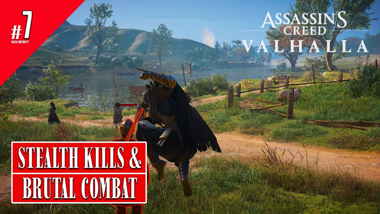 Assassin's Creed Valhalla : Stealth Kills & Brutal Combat #7 : 4K - YouTube