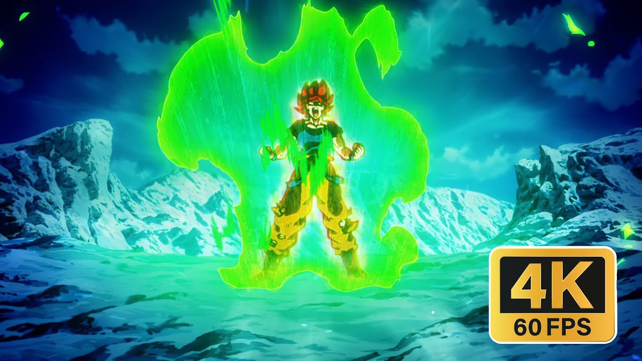 Goku Goes Super Saiyan Blue Against Broly | Dragon Ball Super | 4K ...